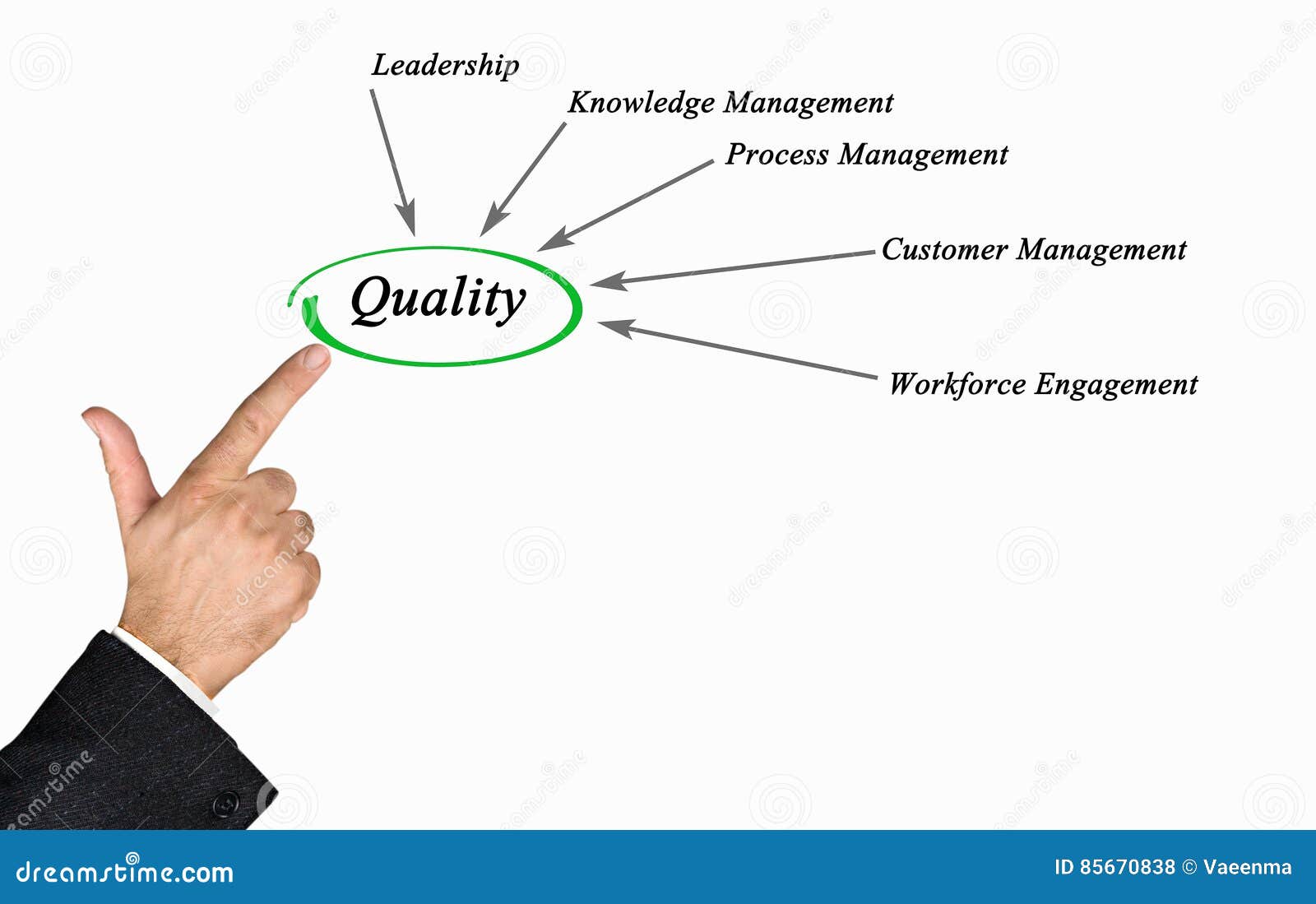 Diagram of Quality stock photo. Image of customer, expert - 85670838