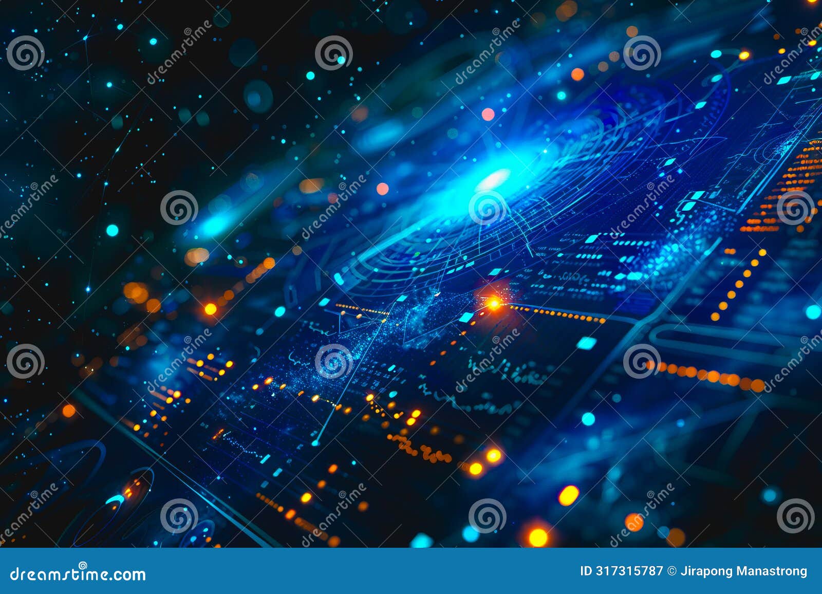 Diagram Scientific Information Futuristic and Technological Dashboard ...
