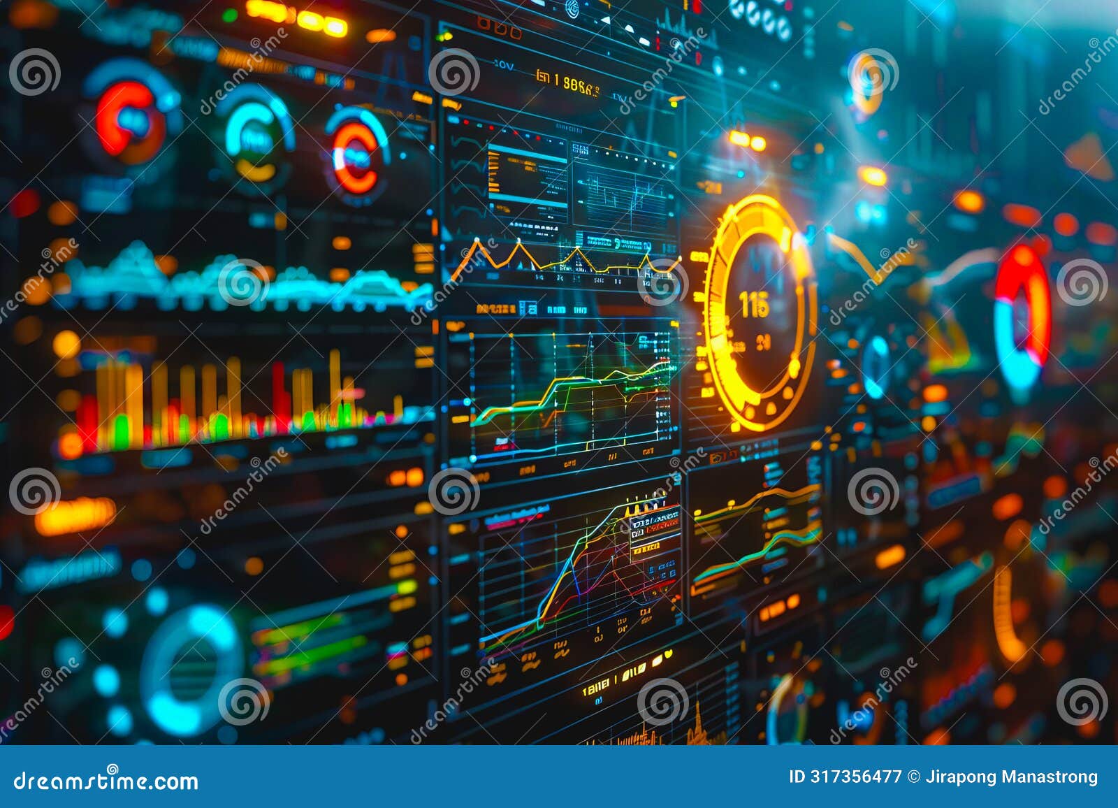 Diagram Scientific Information Futuristic And Technological Dashboard ...