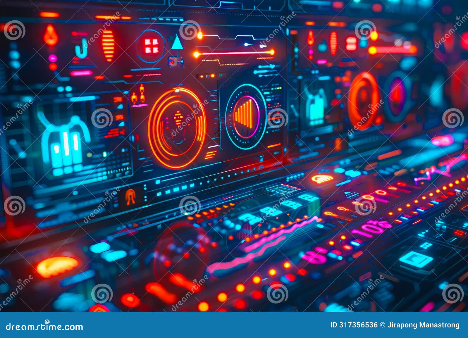 Diagram Scientific Information Futuristic and Technological Dashboard ...