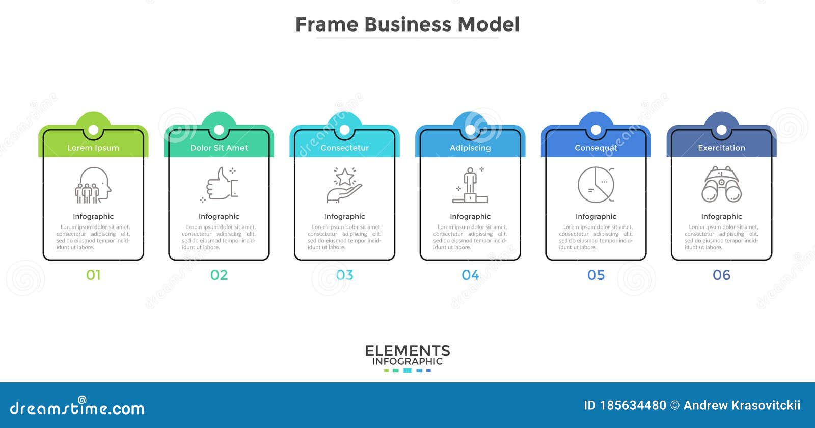 Modern Infographic Template Stock Vector - Illustration of company ...