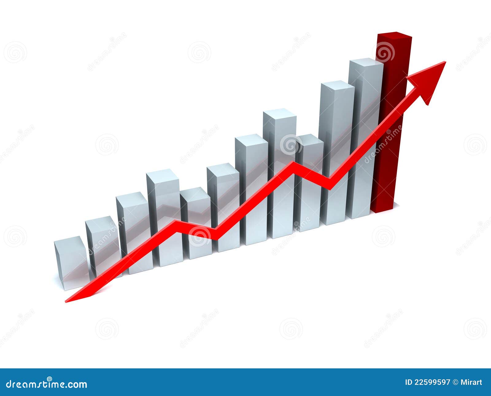 Diagrama stock de ilustración. Ilustración de meta, crecimiento - 22599597