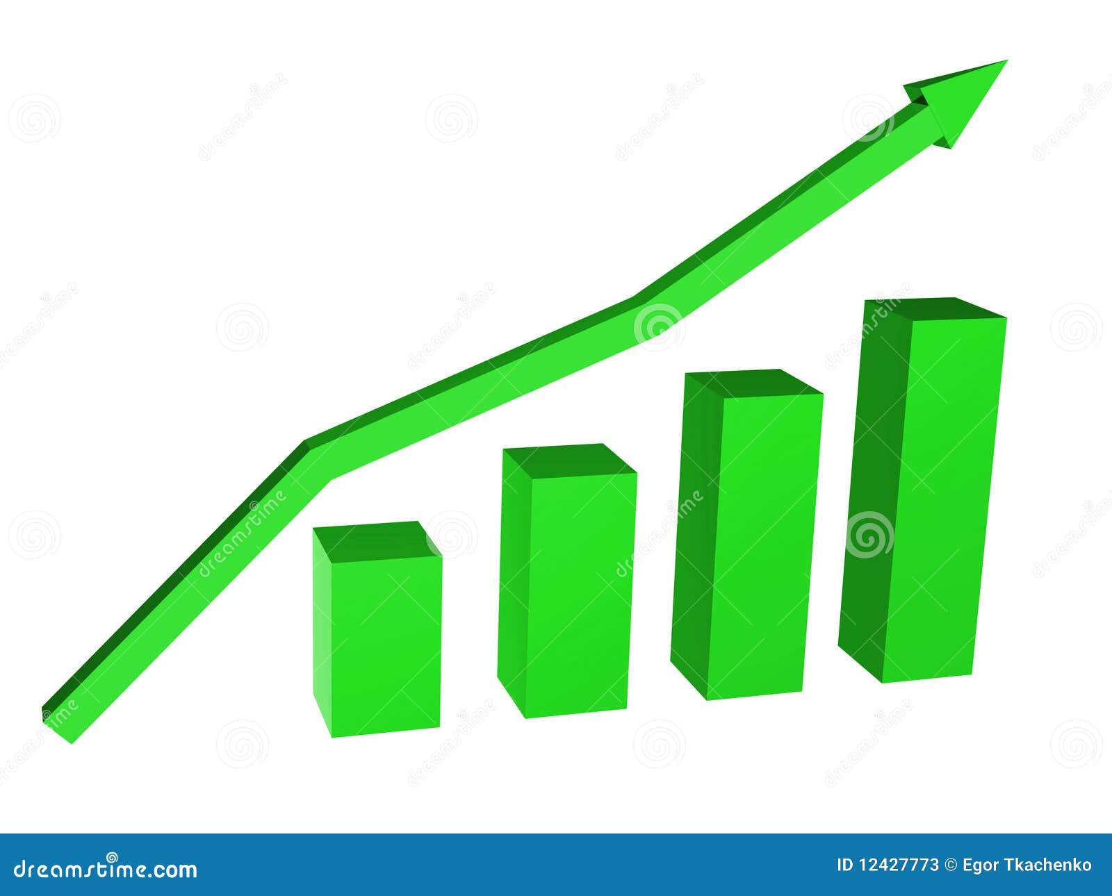 Diagrama com uma seta. ilustração stock. Ilustração de sucesso - 12427773