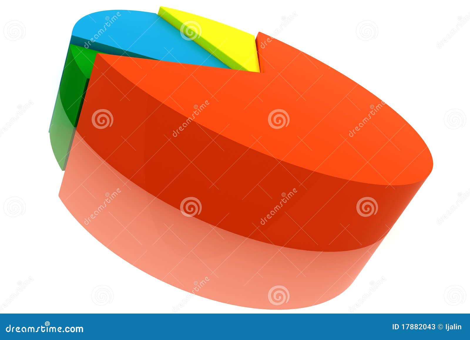 Diagrama De Empanada Del Color Stock de ilustración - Ilustración de ...