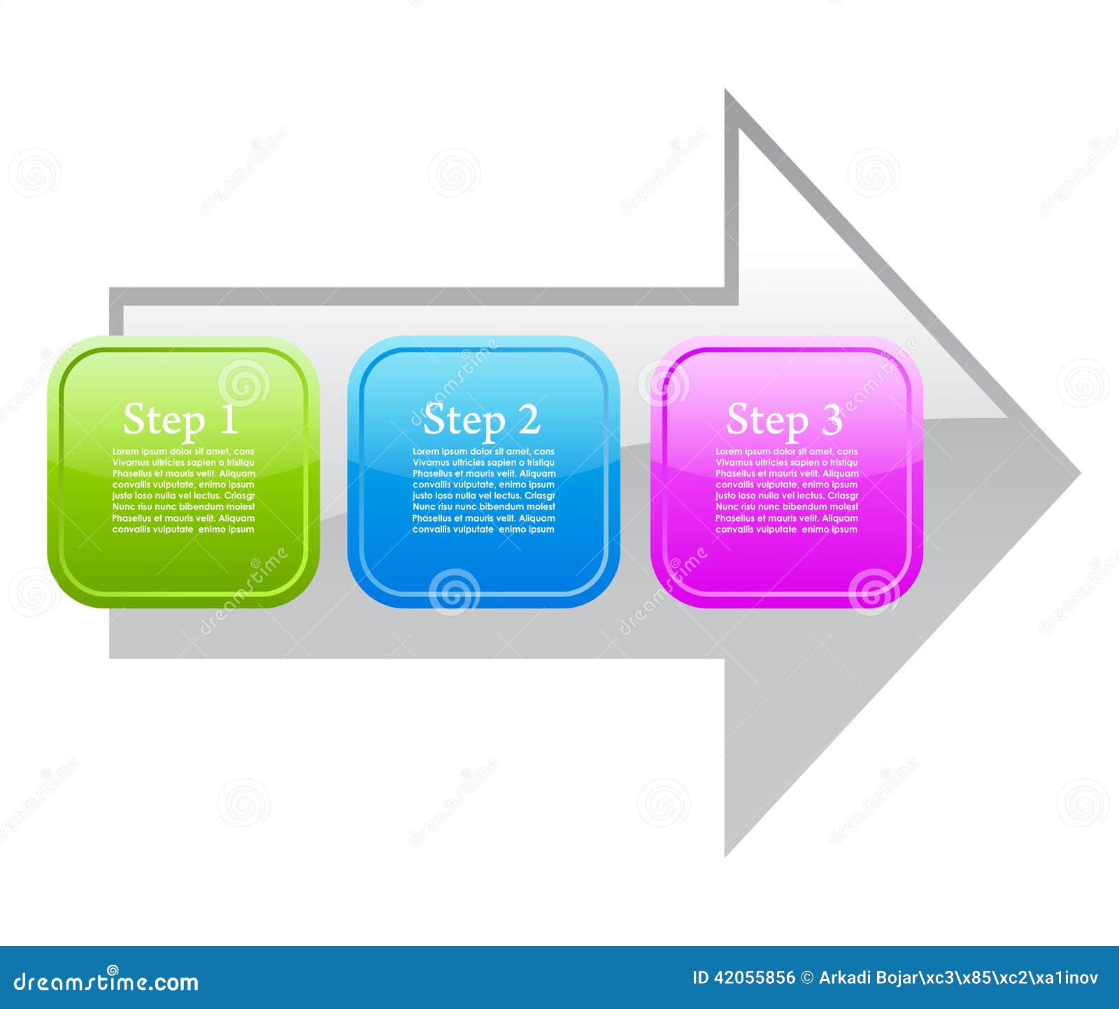 Diagrama De Flecha De Proceso Ilustración del Vector - Ilustración de ...
