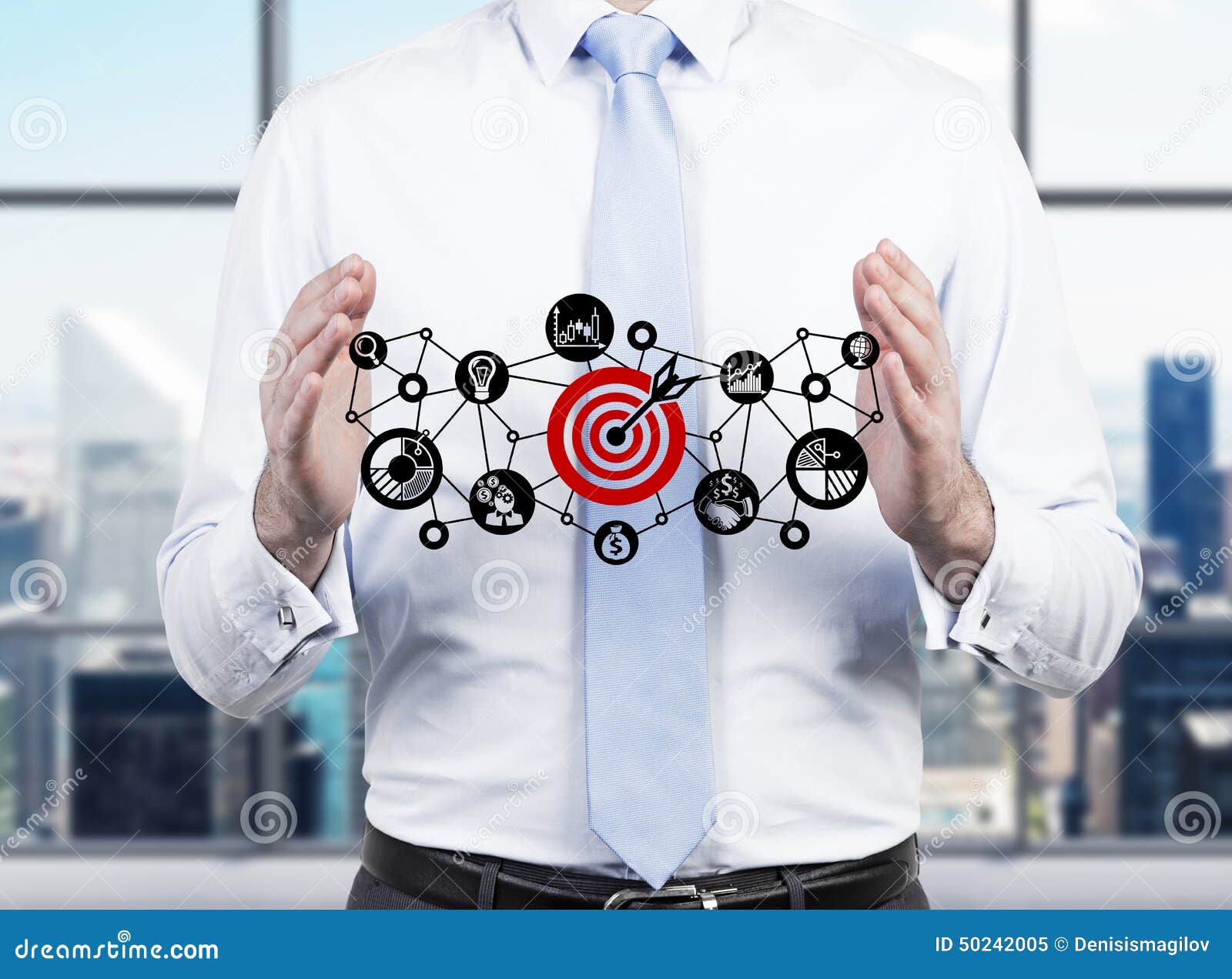 Diagrama de la meta imagen de archivo. Imagen de brainstorming - 50242005