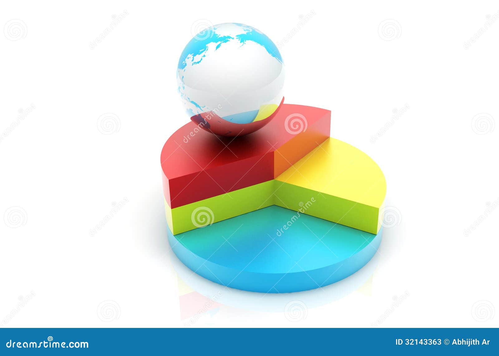 Diagrama do pi ilustração stock. Ilustração de circunferência - 32143363