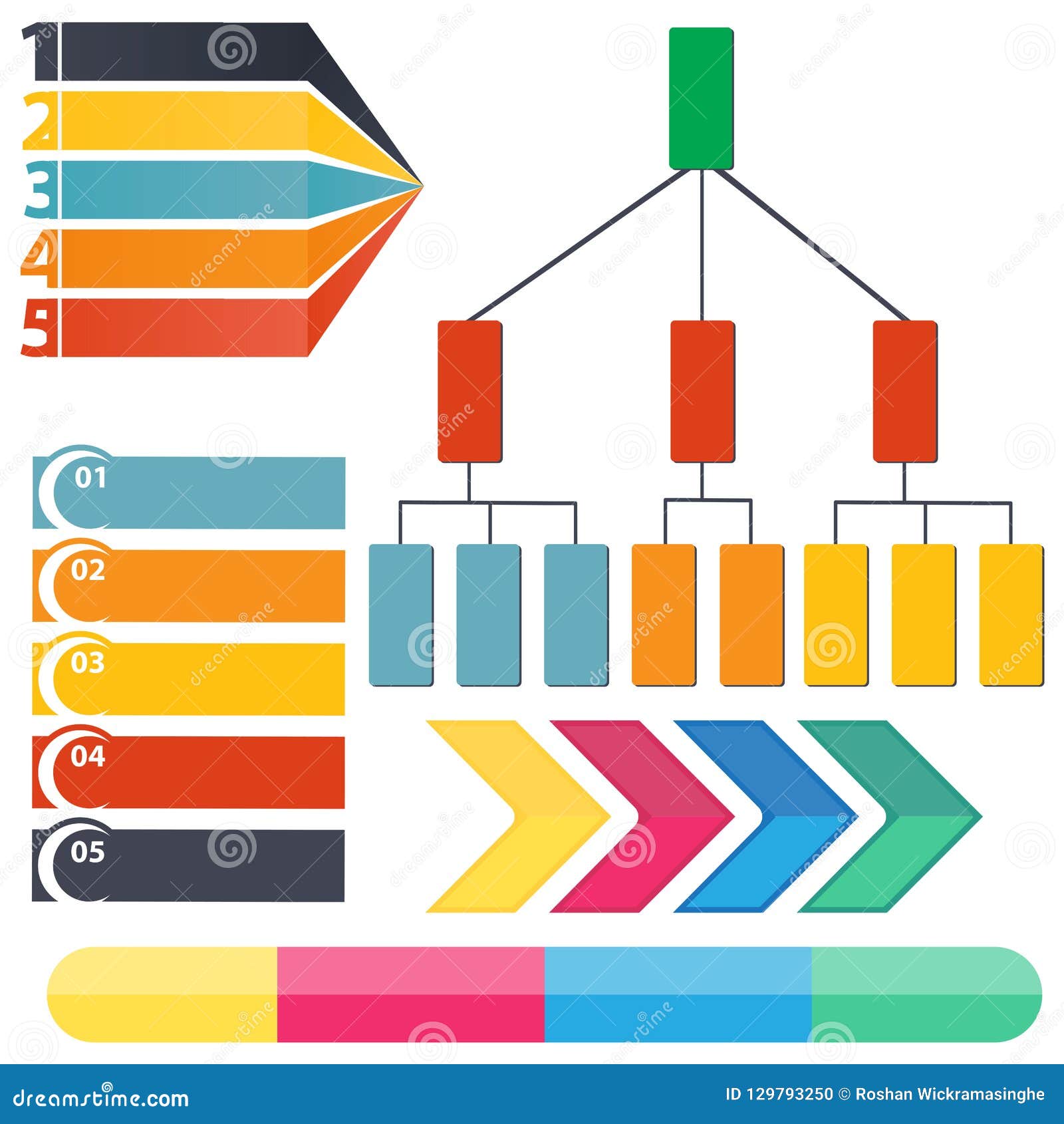 Diagramas Y Elementos De Inforgraphic Ilustración del Vector ...