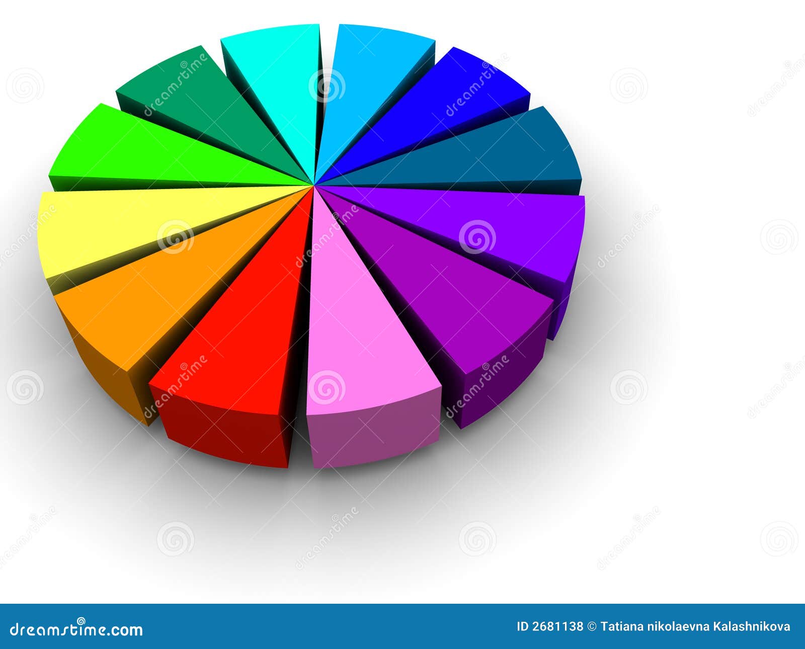 Diagramm. stock abbildung. Illustration von palette, graphik - 2681138