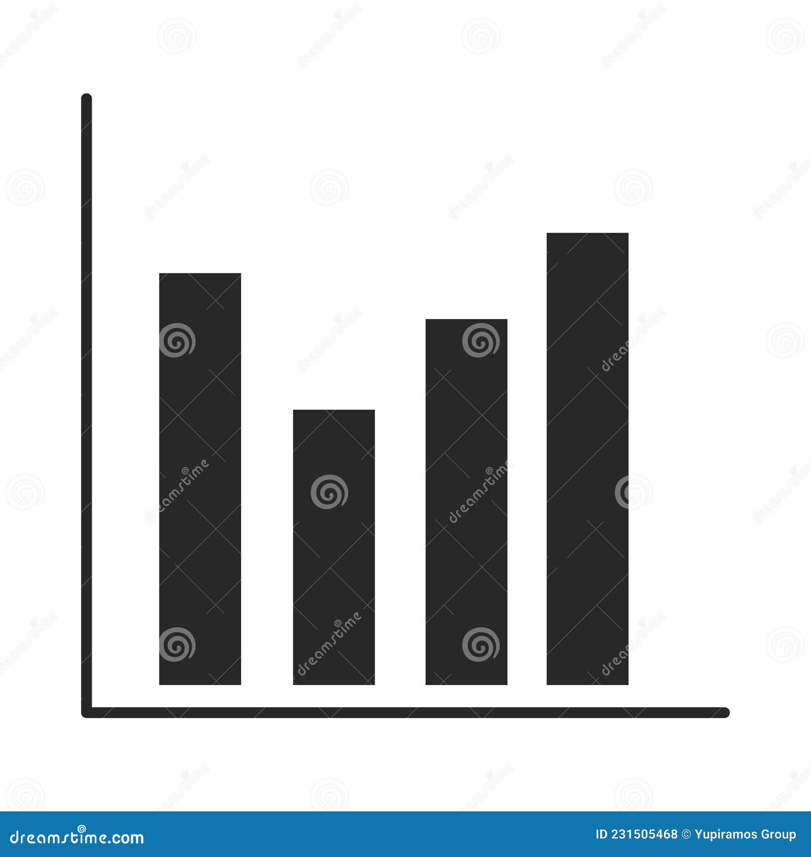 Diagramm vektor abbildung. Illustration von daten, graphik - 231505468
