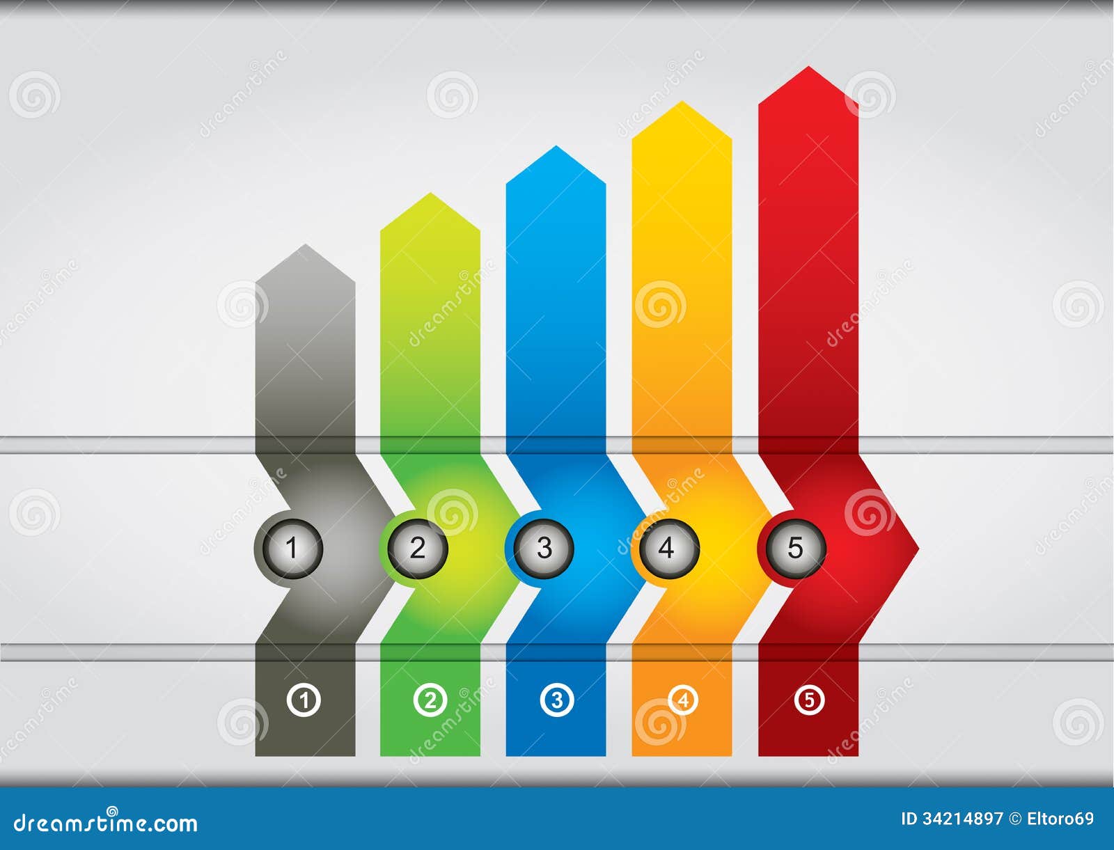 Diagramm der Entwicklung vektor abbildung. Illustration von jährlich ...