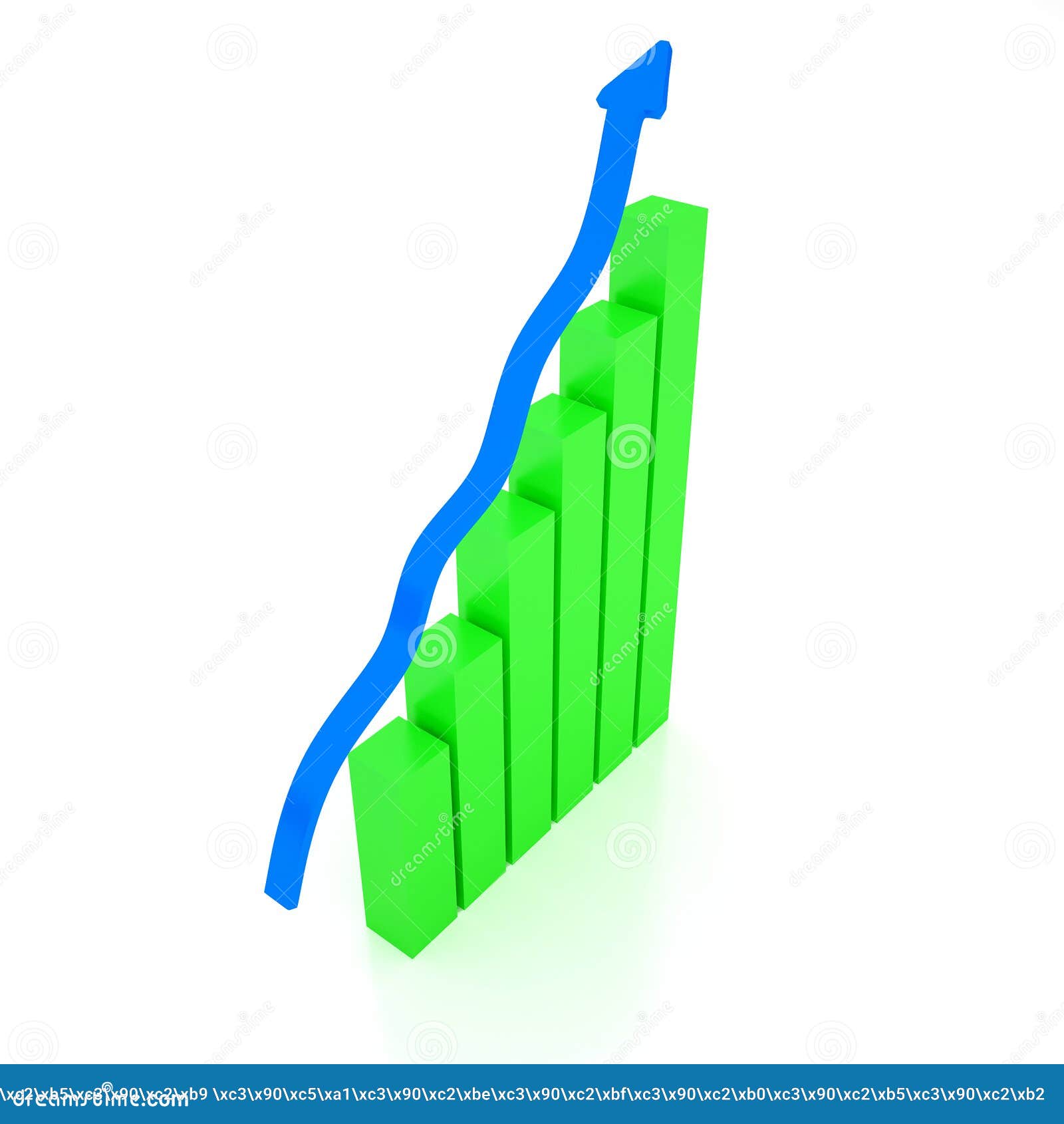 The diagramme stock illustration. Illustration of growth - 14040945