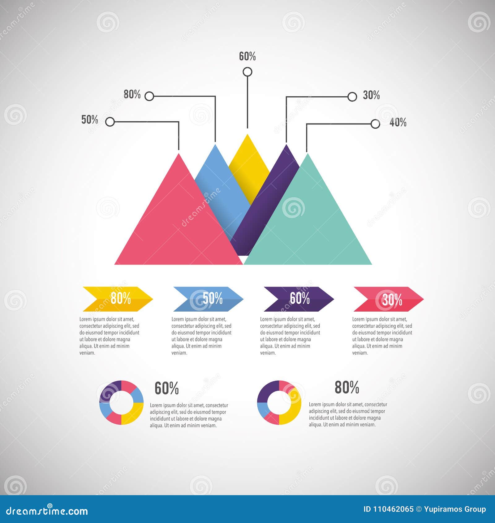 Diagramme D'affaires Avec Le Rapport D'information Infographic ...