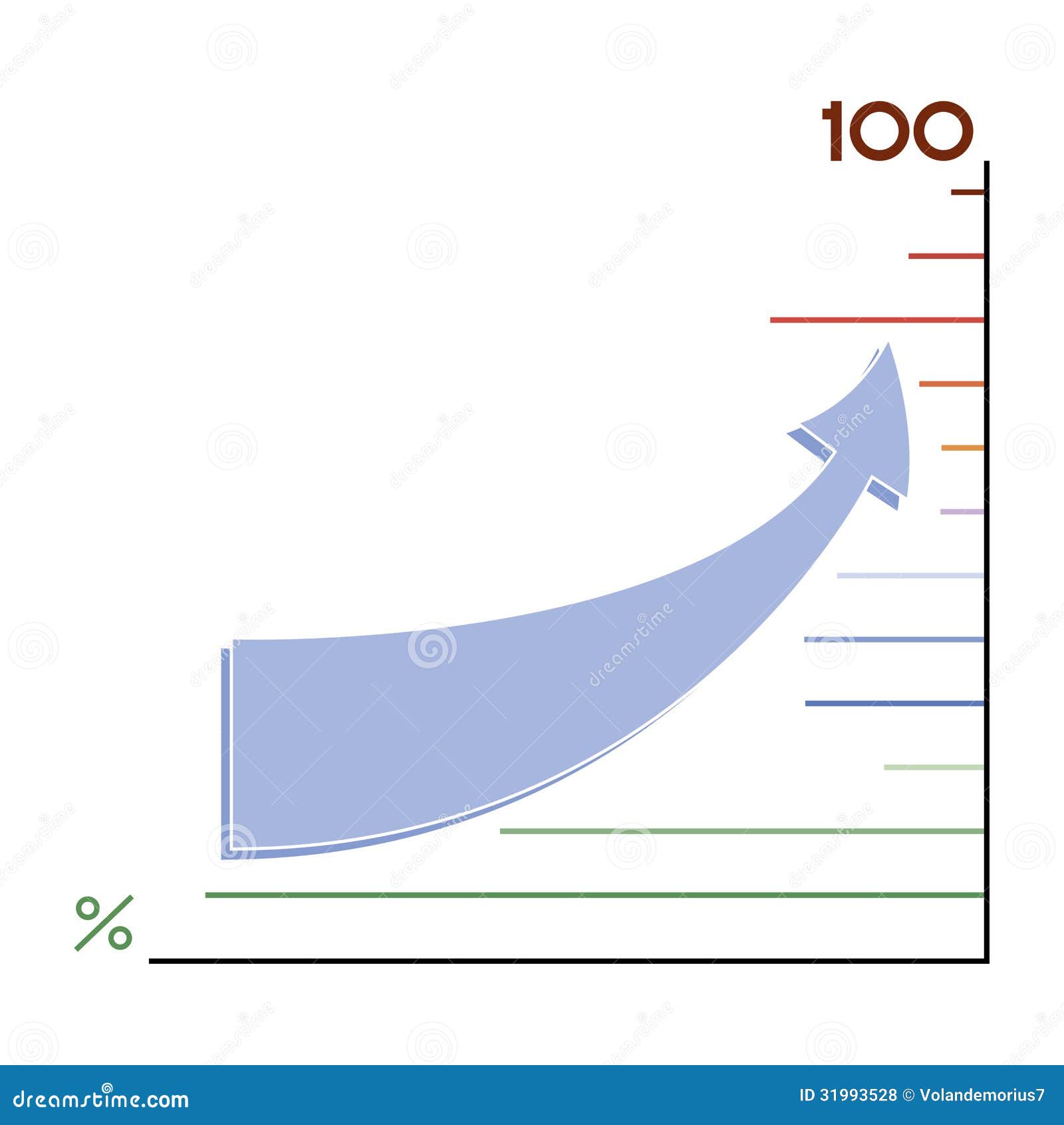 Diagramme D'illustration De Croissance Illustration de Vecteur ...