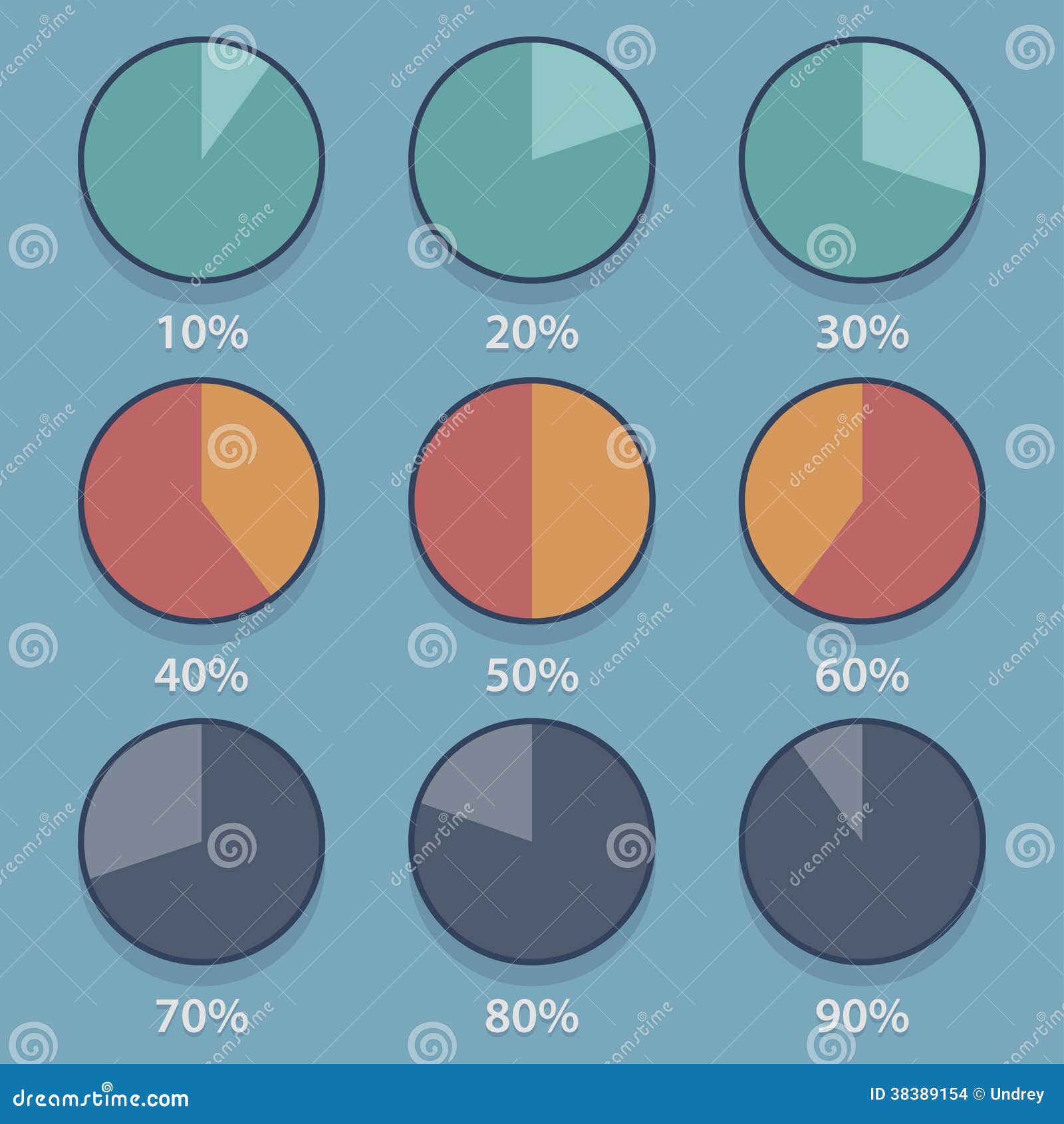 Diagramme De Cercle, Graphique, Pourcentage Infographic Illustration de ...