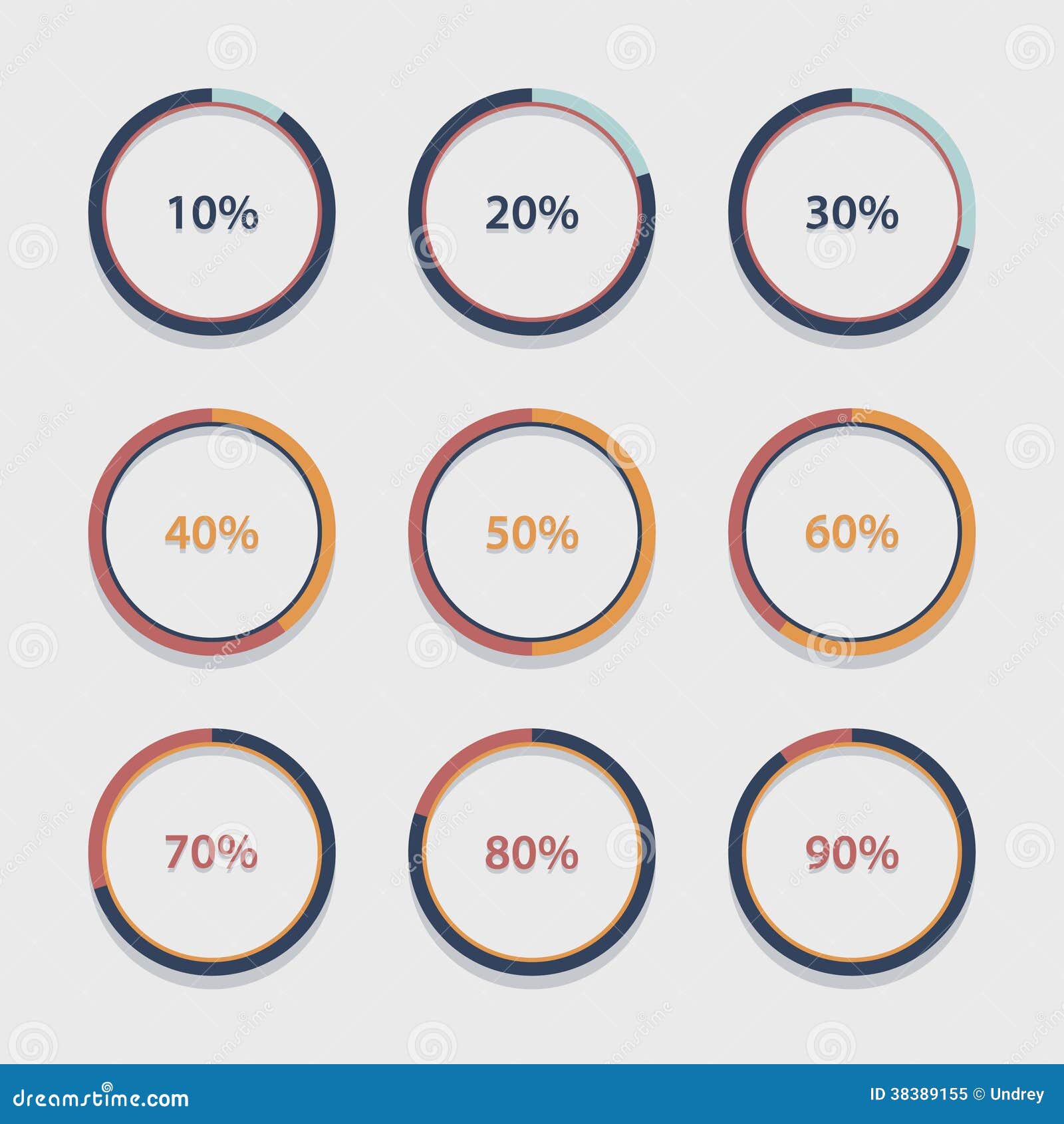 Diagramme De Cercle, Graphique, Pourcentage Infographic Illustration de ...