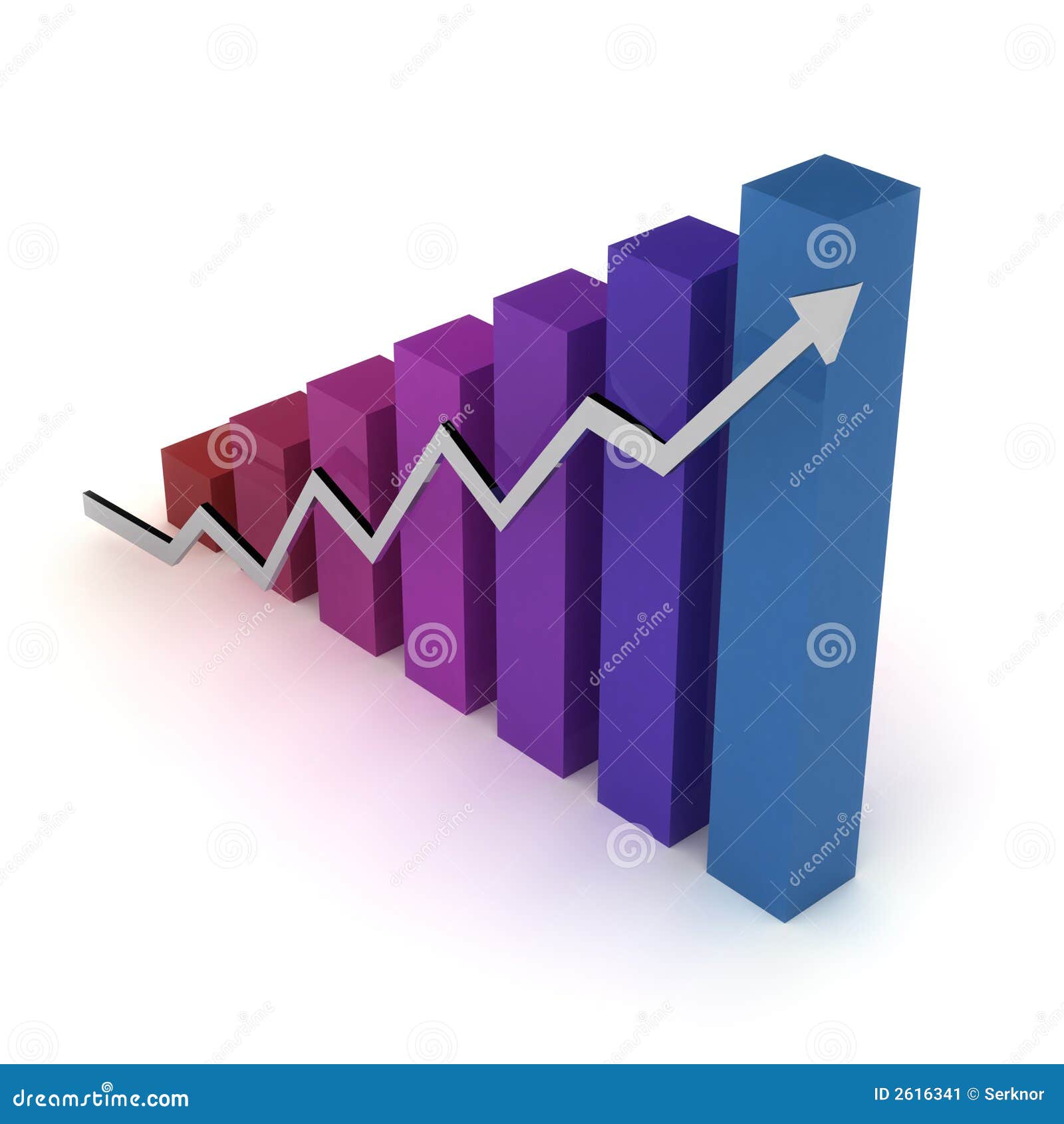 Diagramme (montant) illustration stock. Illustration du flèche - 2616341