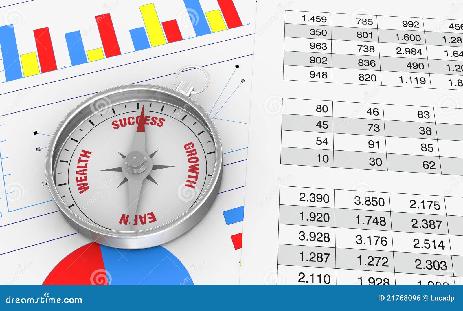 Diagramme Und Kalkulationstabelle Stock Abbildung - Illustration von ...