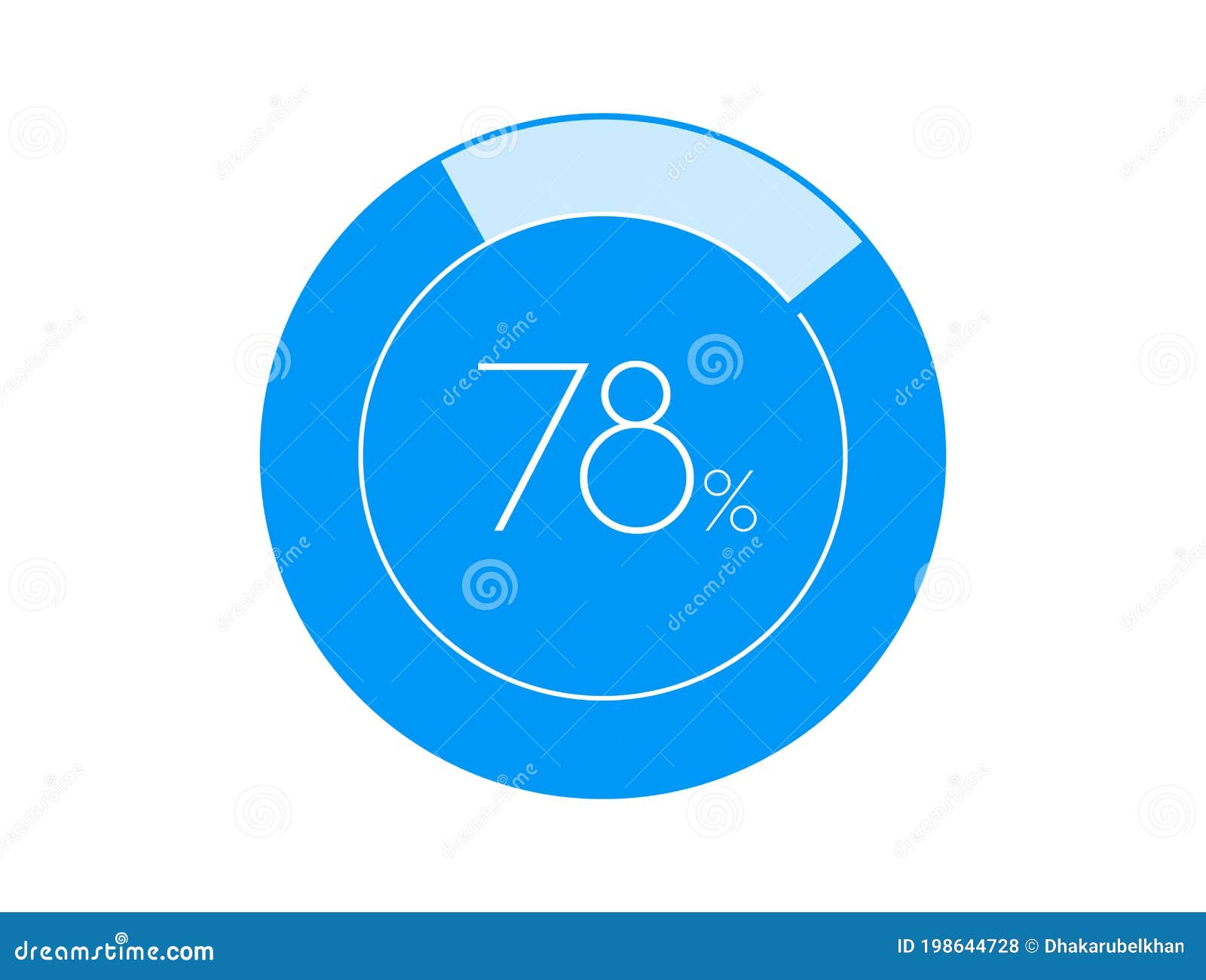 78 Diagrammes De Pourcentage Du Pourcentage 78 Infographic Illustration ...