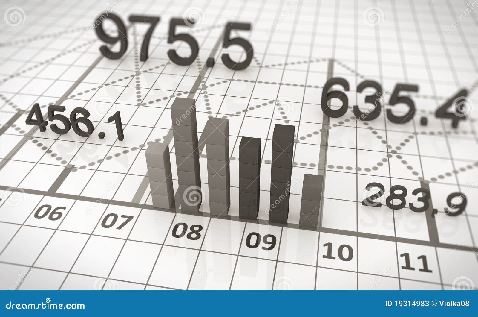 Diagrammes Et Graphiques Financiers Image stock - Image du ...
