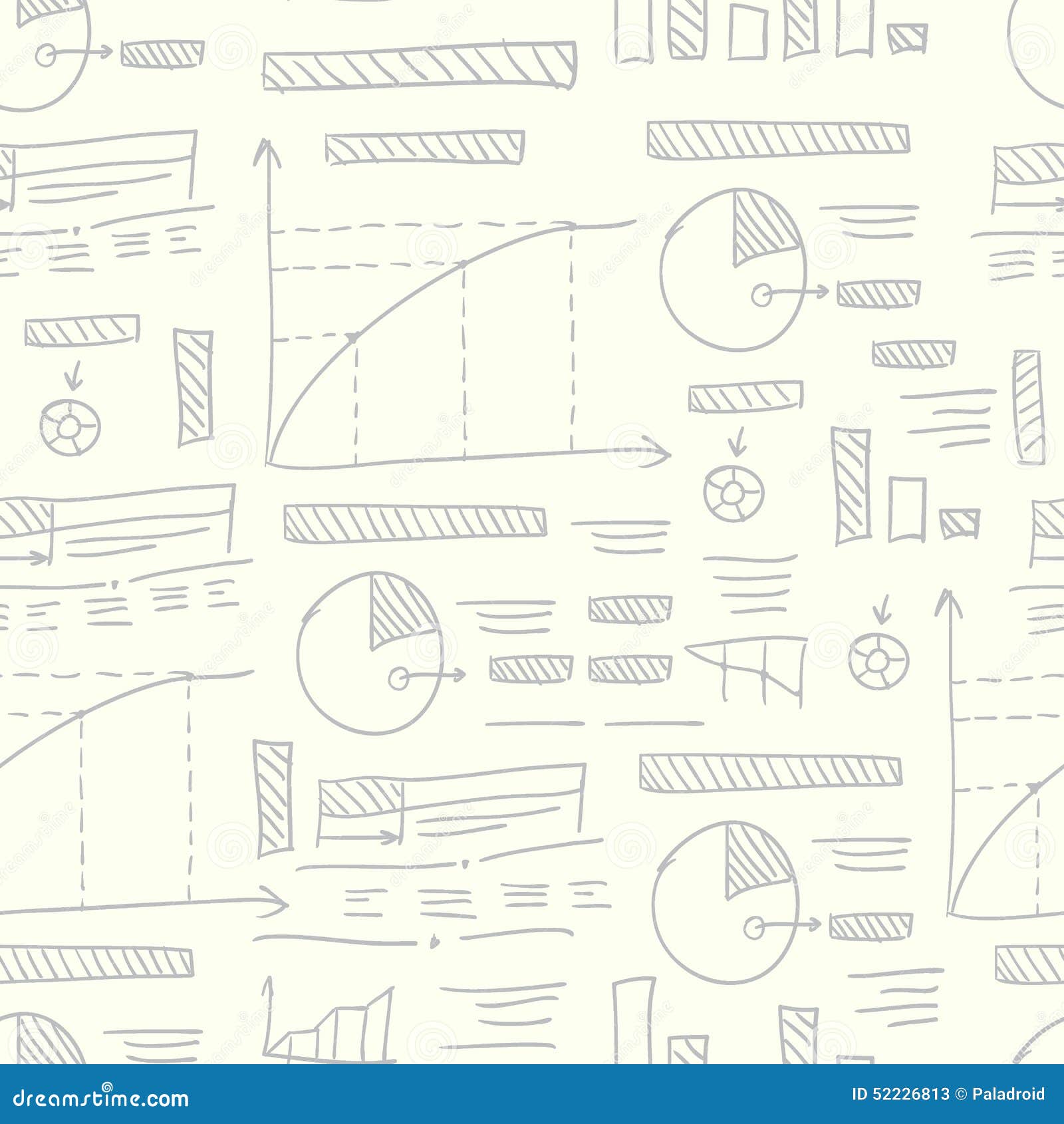 Diagrams seamless pattern stock vector. Illustration of learning - 52226813
