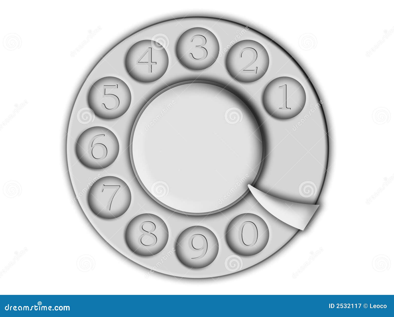 Dial stock illustration. Illustration of phone, circle - 2532117