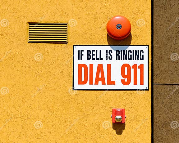 Dial 911 stock photo. Image of bells, signs, outside - 12138644