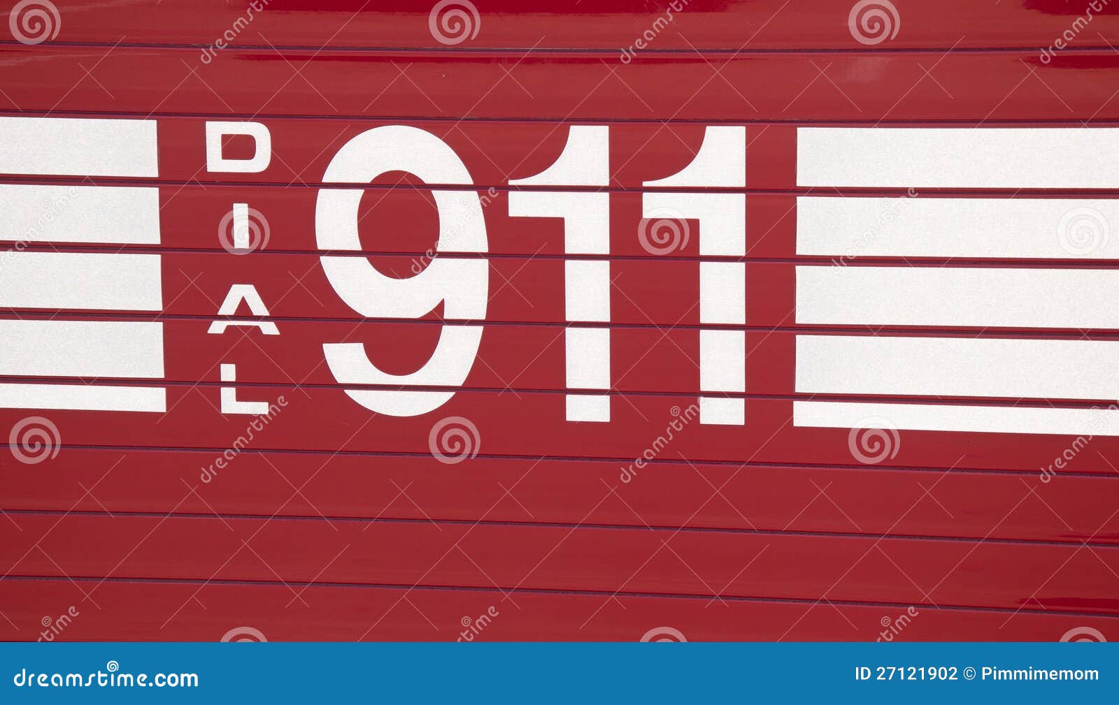 Dial 911 - decal stock photo. Image of decal, dial, stripes - 27121902