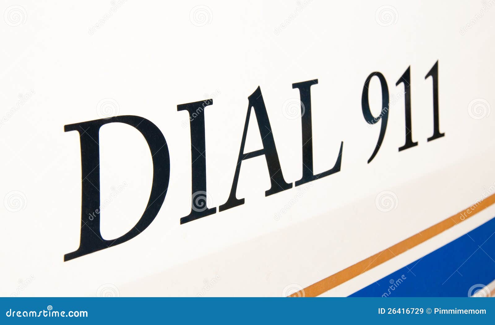 Dial 911 Text on Side of a Police Car Stock Image - Image of number ...