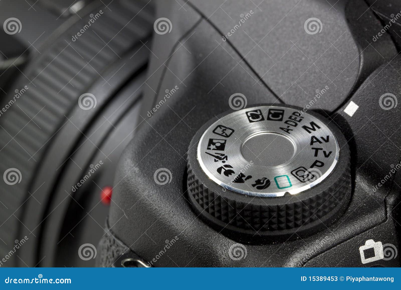 Dial button on DSLR camera stock image. Image of shot - 15389453