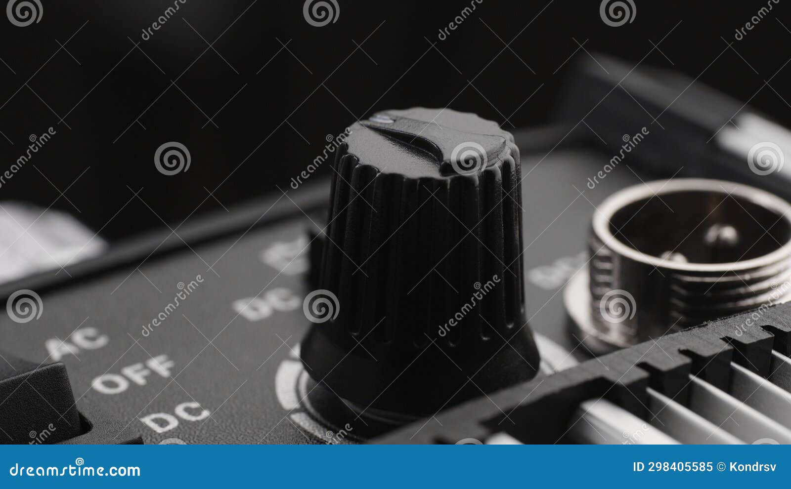 Dial on Control Panel. stock image. Image of indicator - 298405585