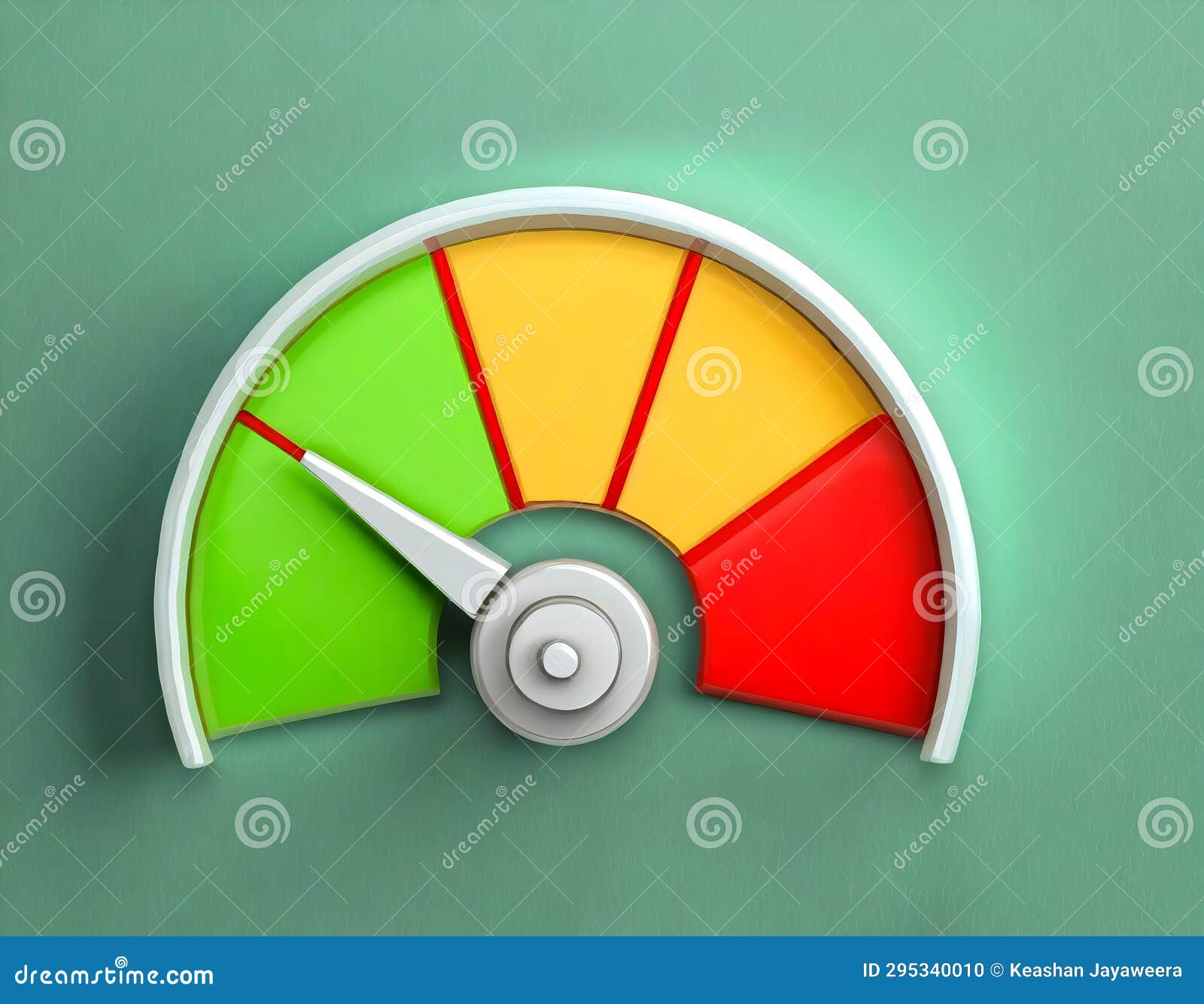 Dial Gauge Infographic with White Border Stock Illustration ...
