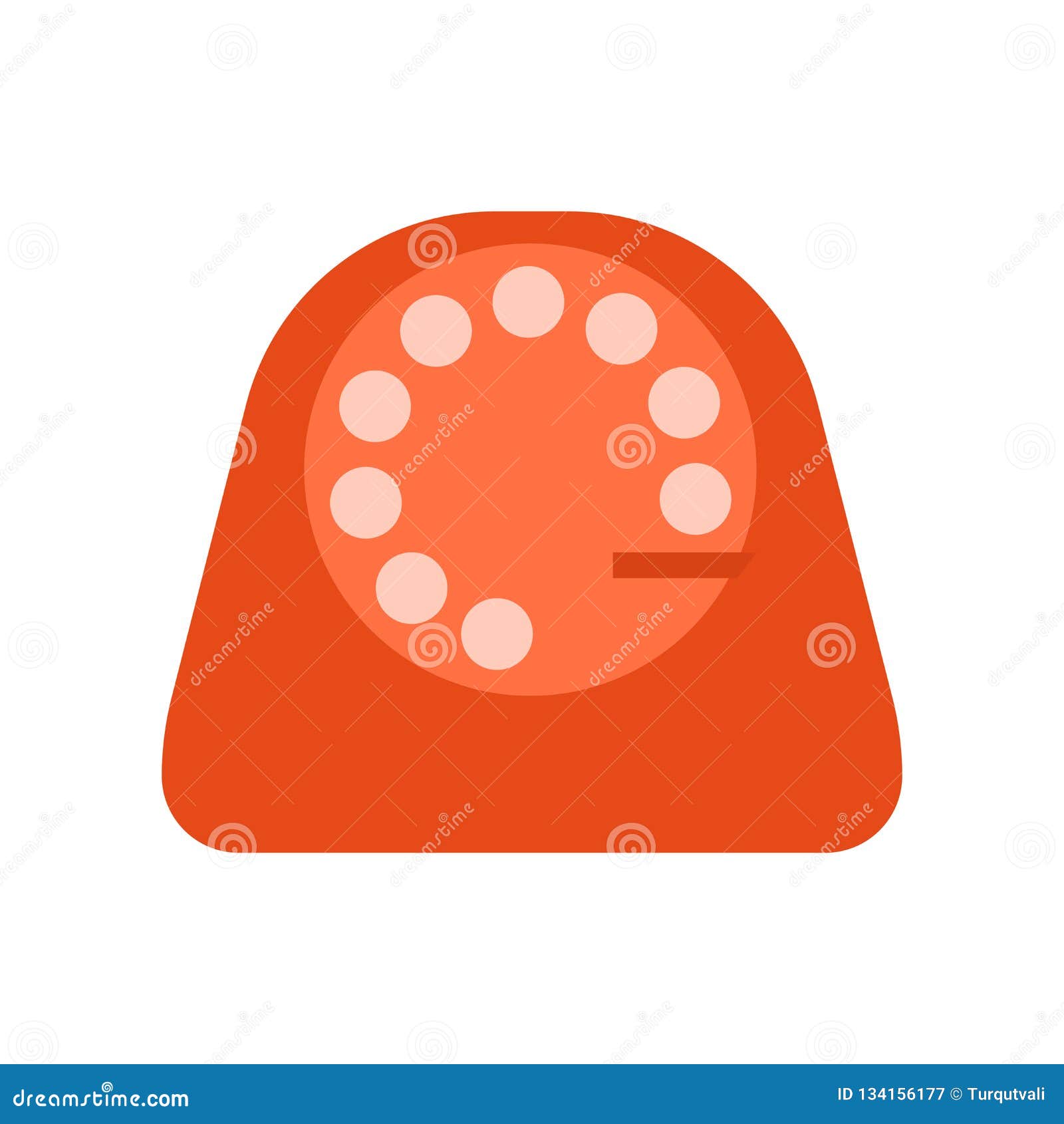 Dial Icon Vector Sign and Symbol Isolated on White Background, Dial ...