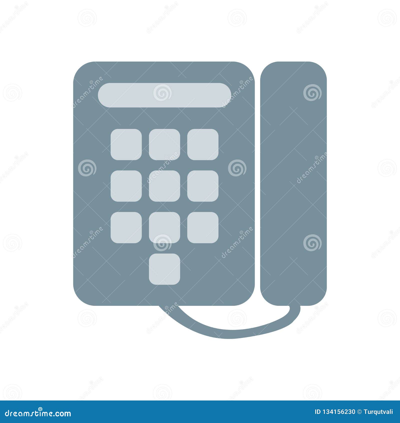 Dial Icon Vector Sign and Symbol Isolated on White Background, Dial ...