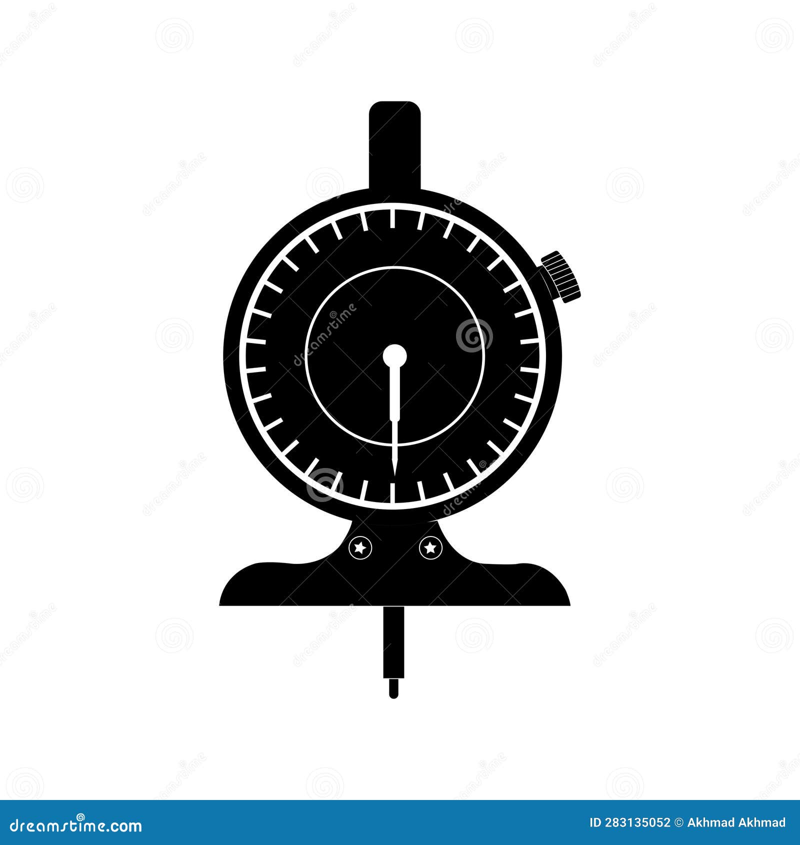 Dial indicator icon stock vector. Illustration of work - 283135052