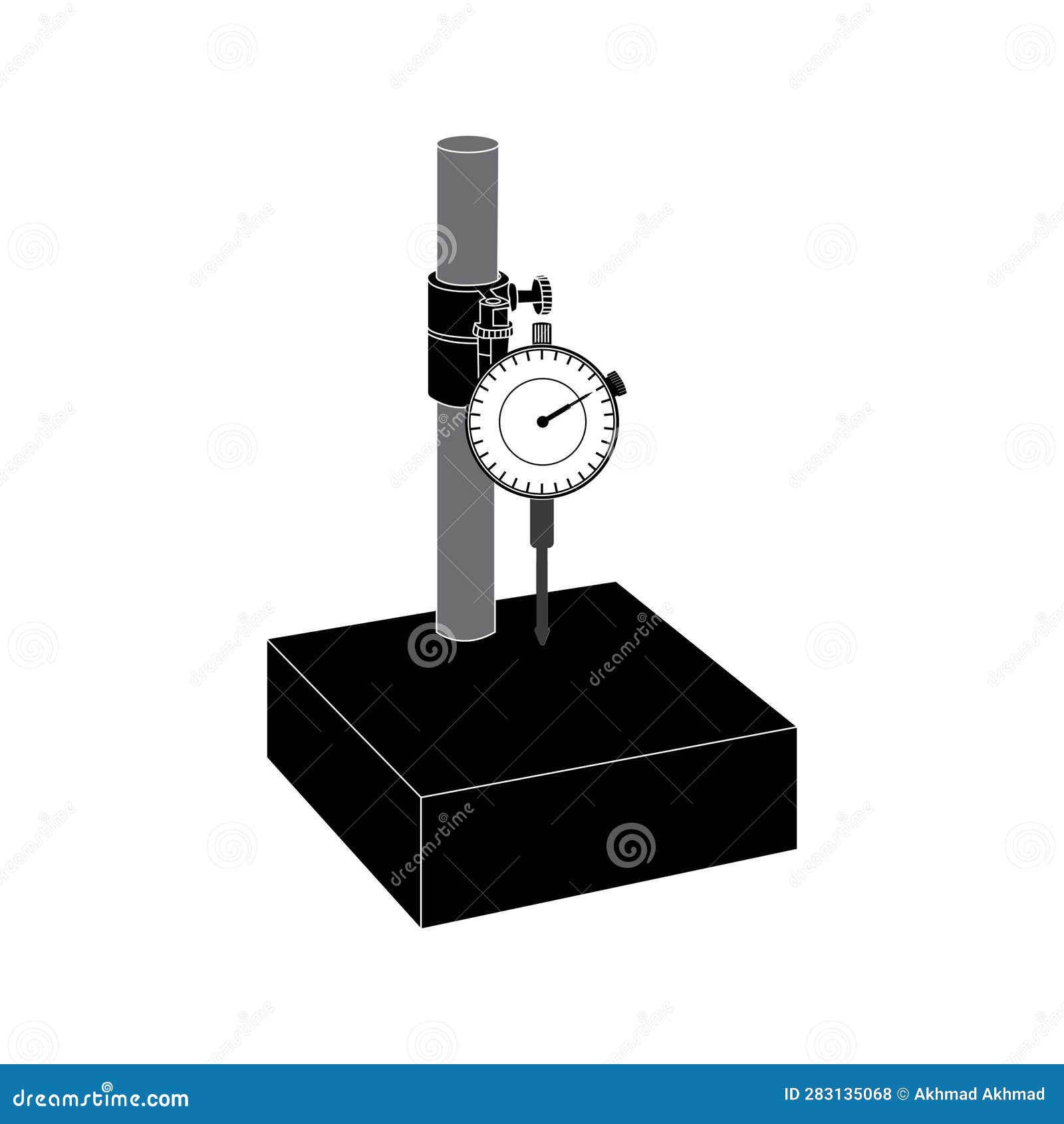 Dial indicator icon stock vector. Illustration of inch - 283135068