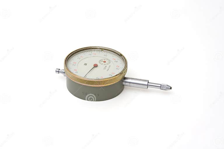 Dial indicator instrument stock photo. Image of micrometer - 18389926