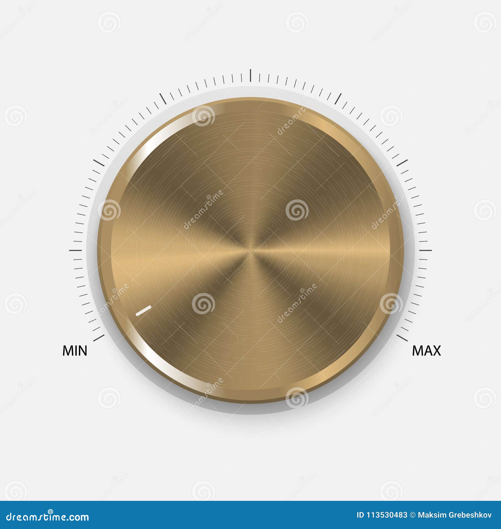 Dial Knob Turned To Max - Number Level 11 Royalty-Free Stock Image ...
