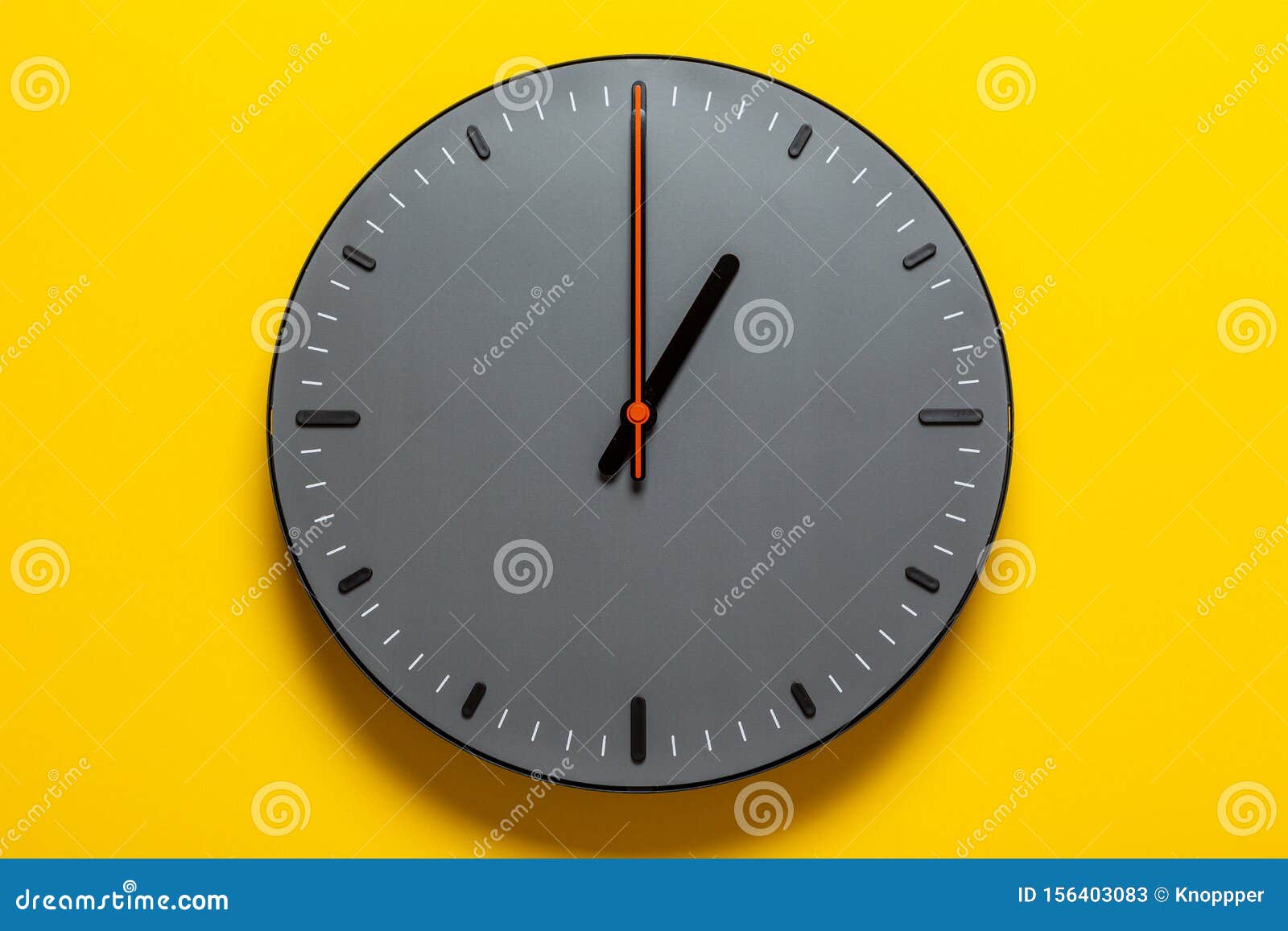 Dial without Numbers Wall Clock Stock Image - Image of deadline ...