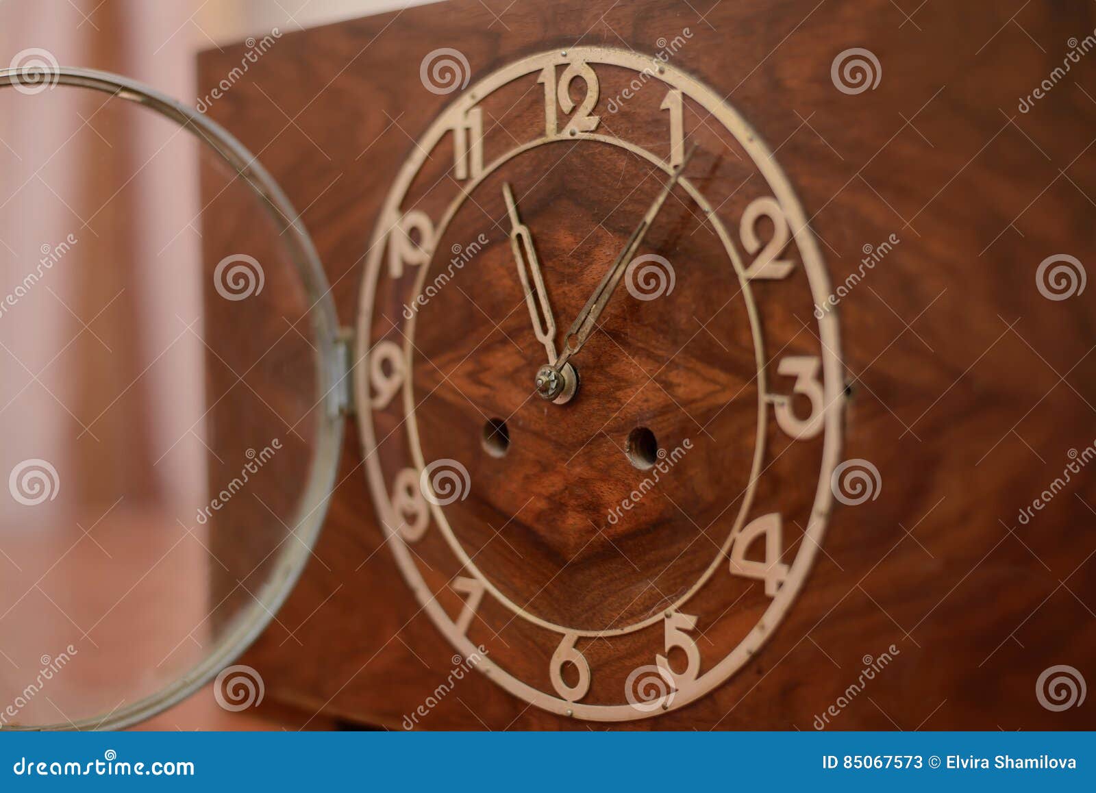 The dial of the old clock stock image. Image of antique - 85067573