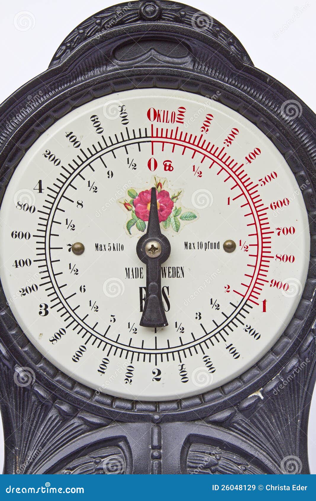 Dial of an old scale stock image. Image of grandma, weight - 26048129