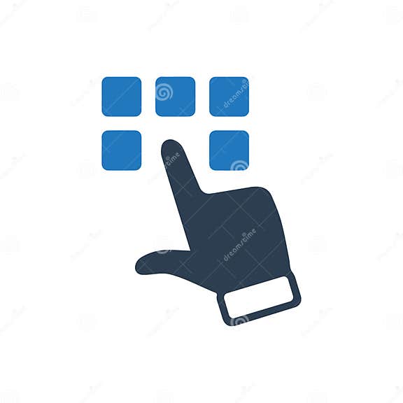 Dial pad icon stock vector. Illustration of symbol, icon - 111769944