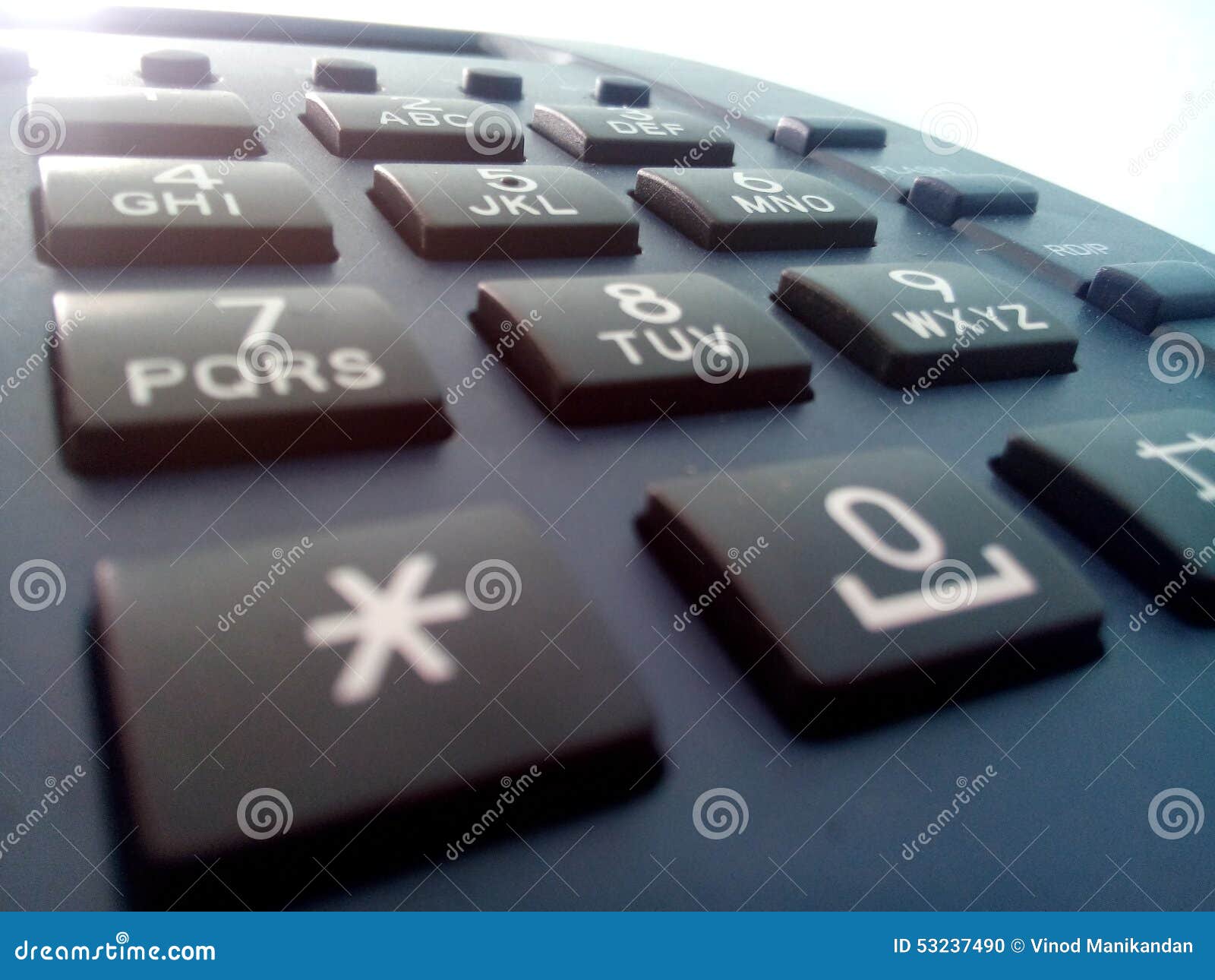 Dial pad of land phone stock photo. Image of font, dial - 53237490