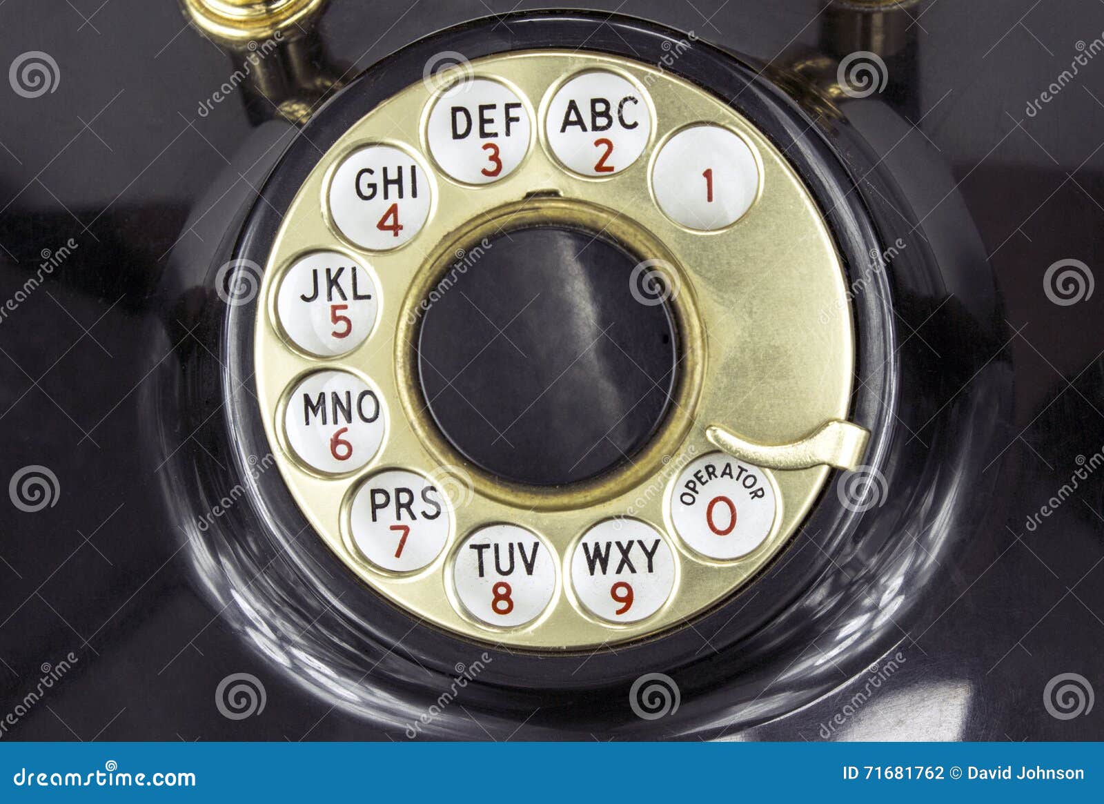 The Dial of a Rotary Dial Phone Stock Photo - Image of number, call ...