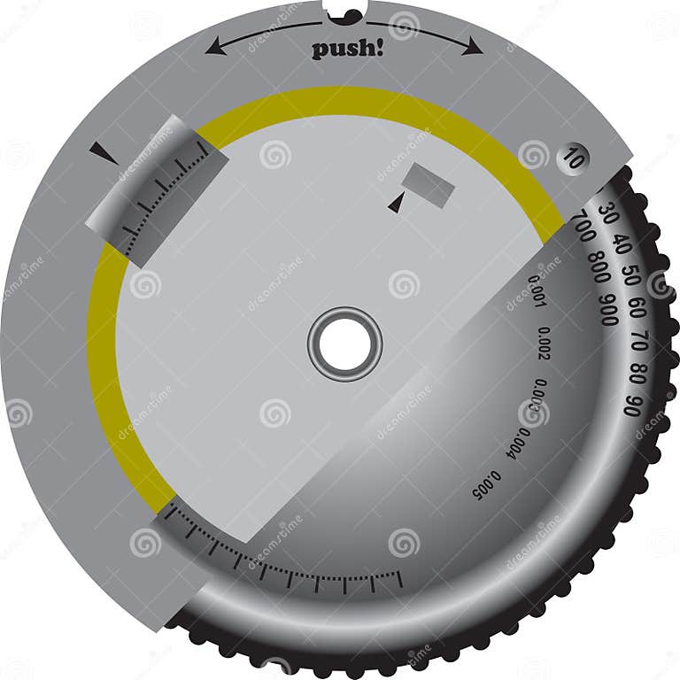 Dial tool stock vector. Illustration of service, industry - 209549079