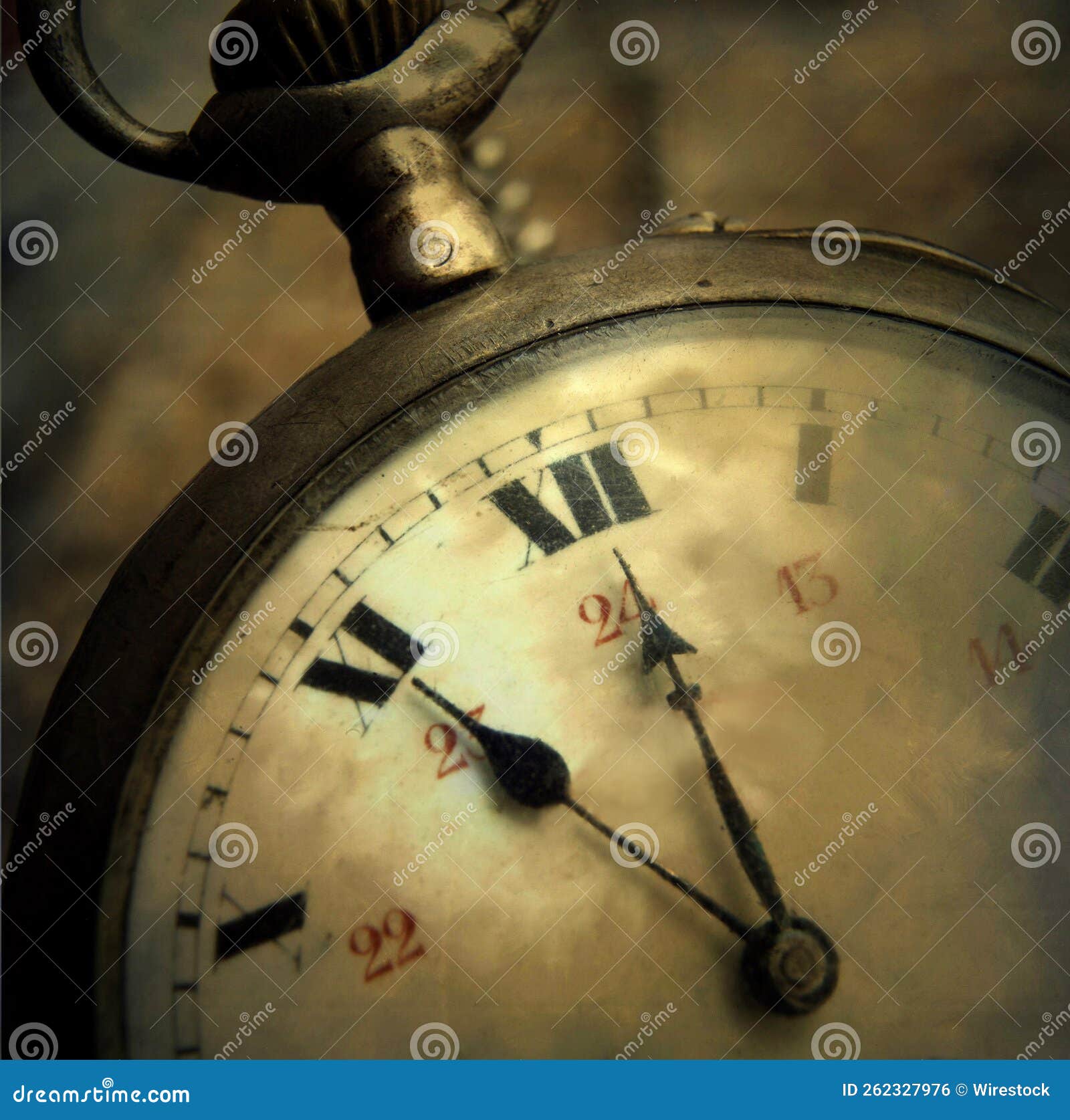 Dial of a Vintage Traditional Stopwatch Stock Photo - Image of ...