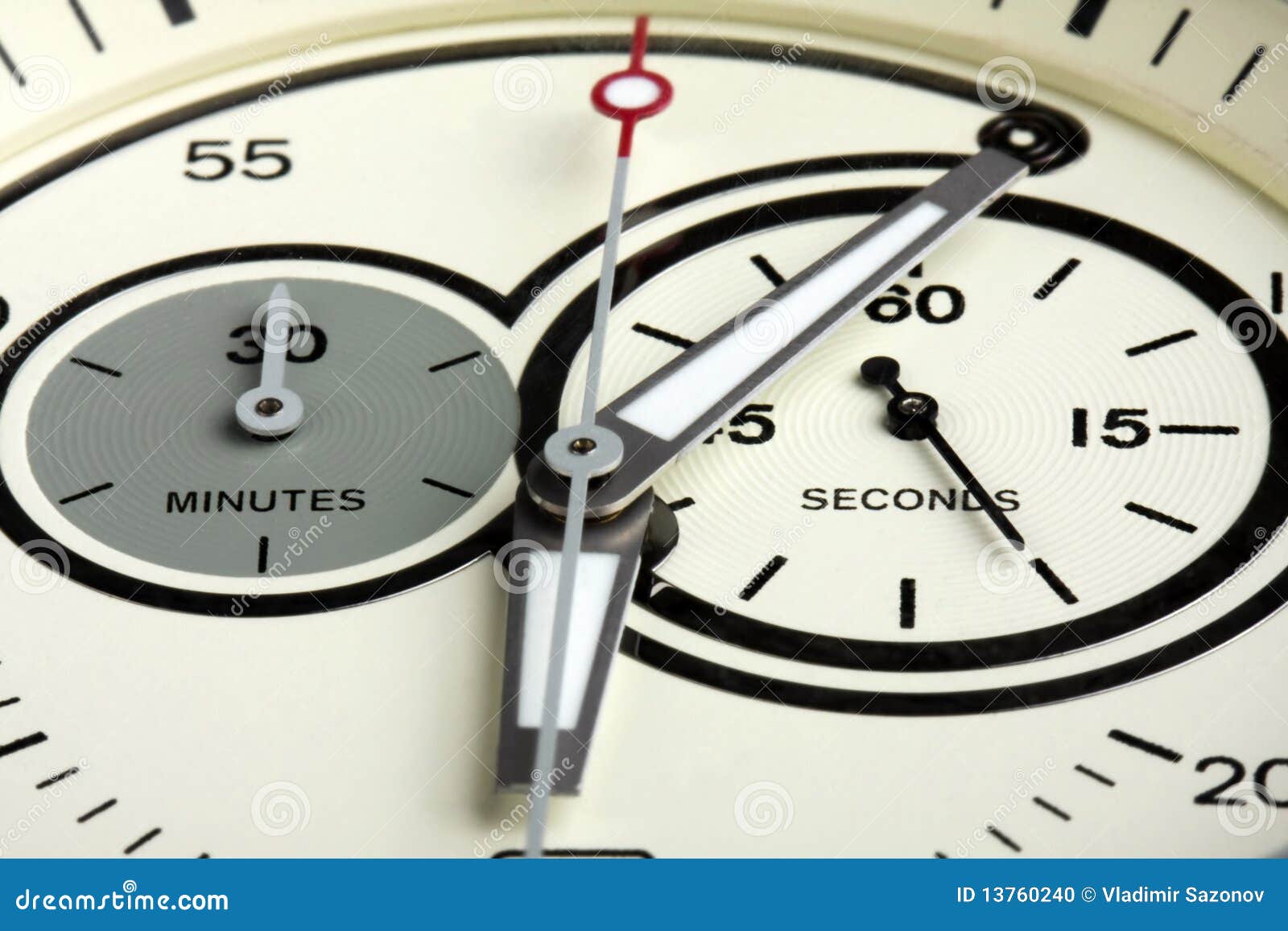 Dial of wrist watch stock photo. Image of conceptual - 13760240