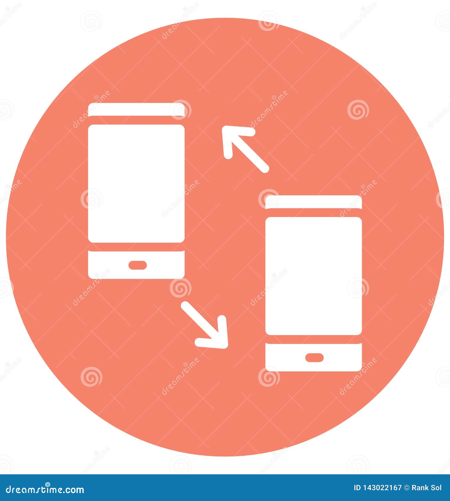 Dialed and Received Calls Isolated Vector Icon Which Can Easily Modify ...