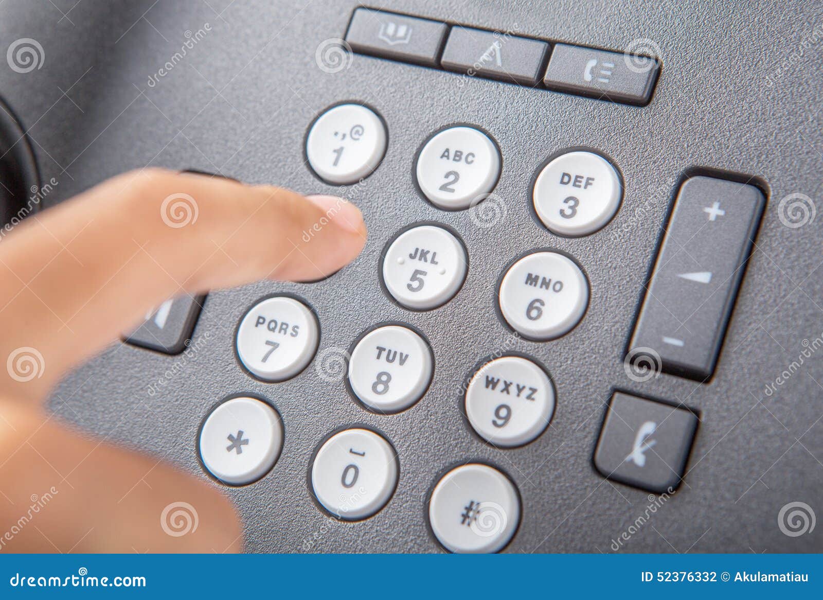 Dialing Desktop Telephone III Stock Photo - Image of digital, hold ...