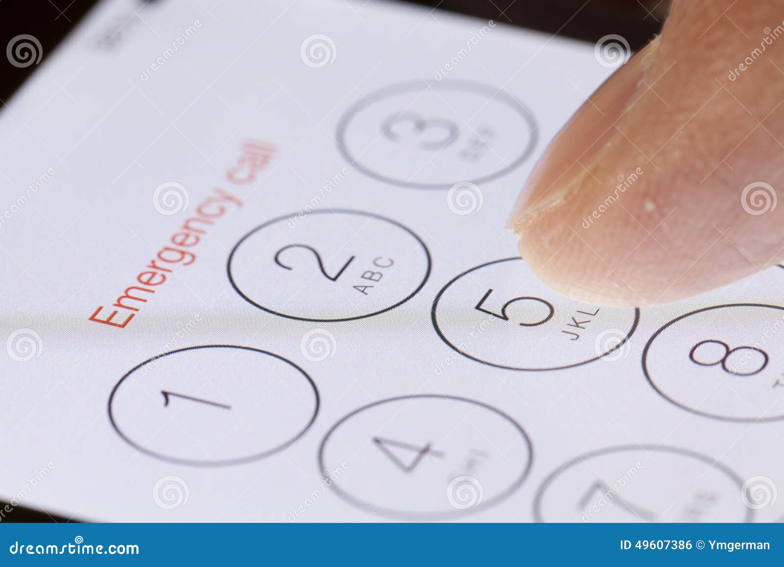 Dialing Emergency Call Using a Smartphone Editorial Photo - Image of ...